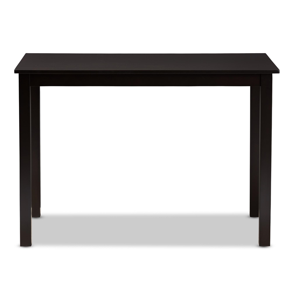 Baxton Studio Eveline Modern Espresso Brown Finished Wood 43-Inch ...