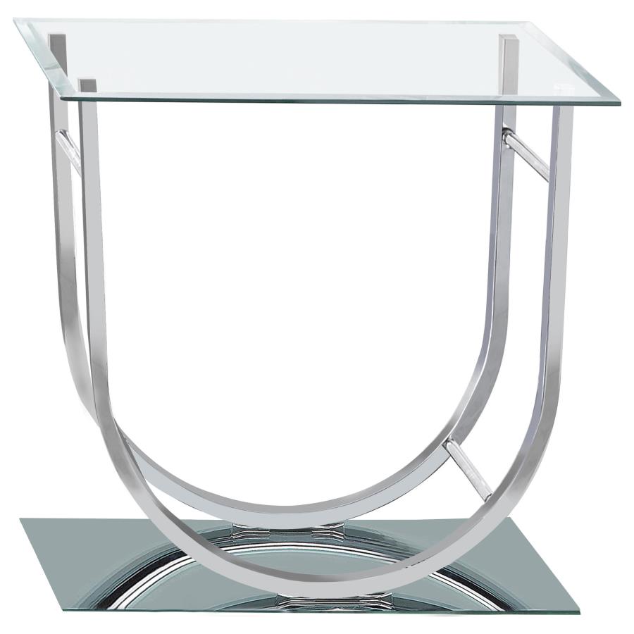 U-Shaped Contemporary End Table
