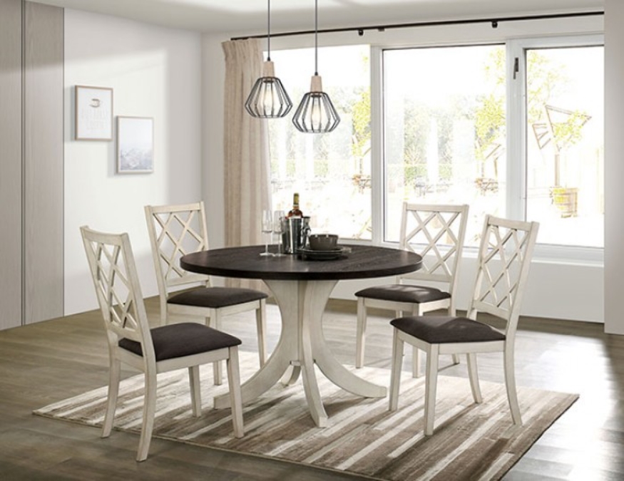 Haleigh Solid Wood Round Dining Table