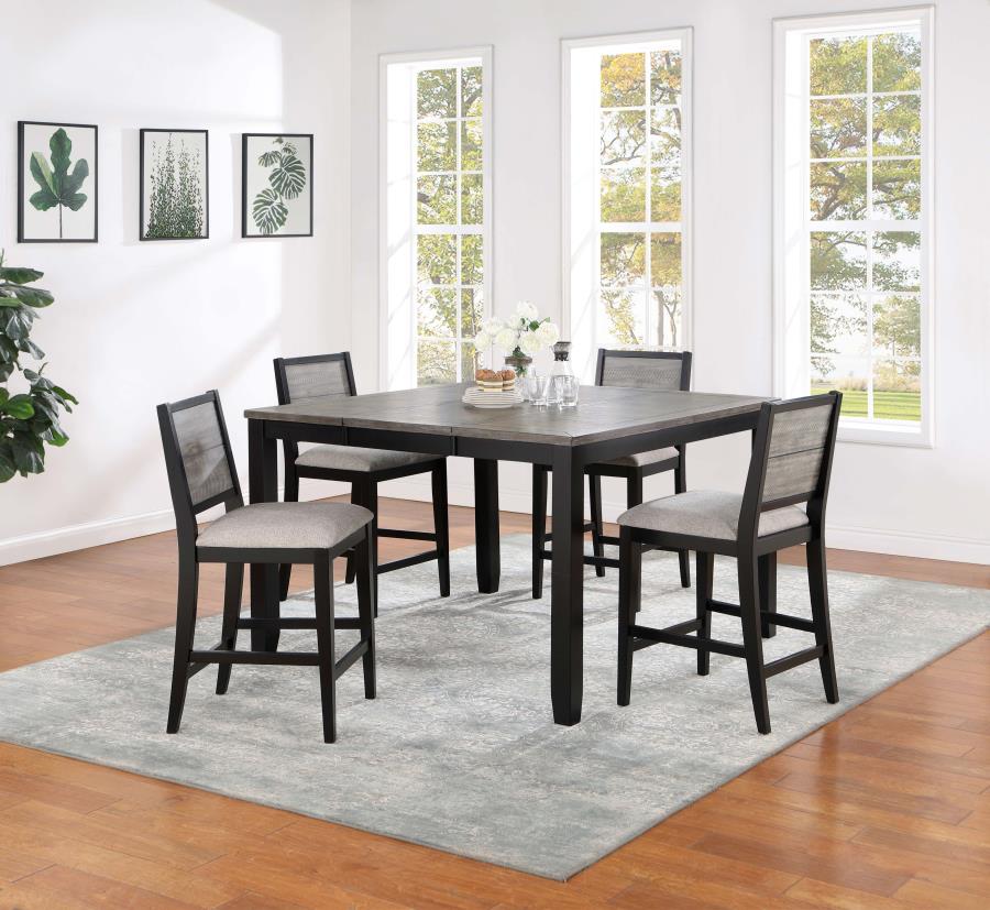 Elodie Counter Height Dining Table with Extension Leaf