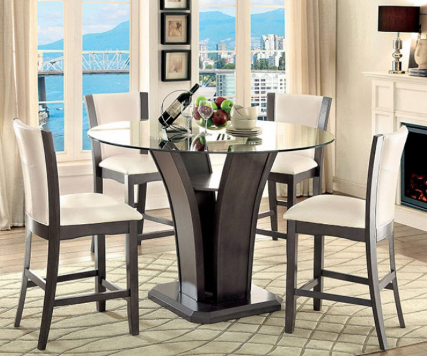 48" Manhattan III Round Counter Height Table