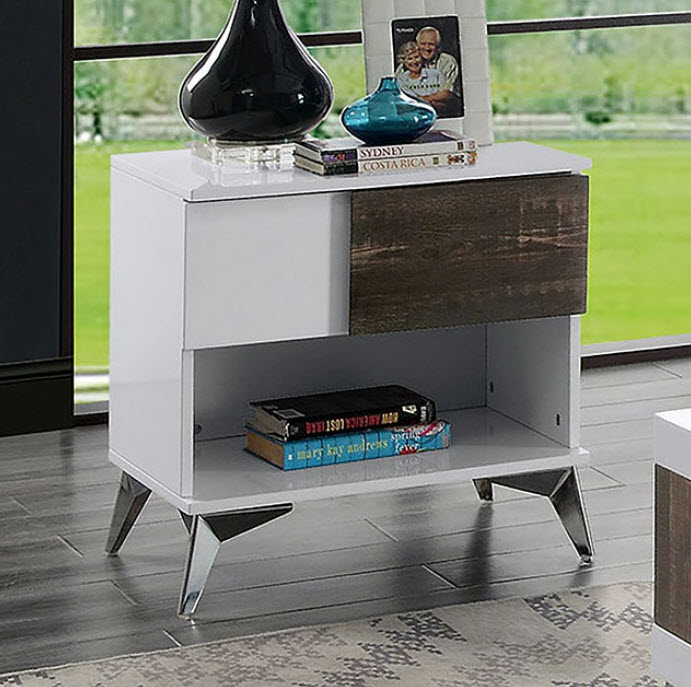 Corinne Retro Futuristic End Table