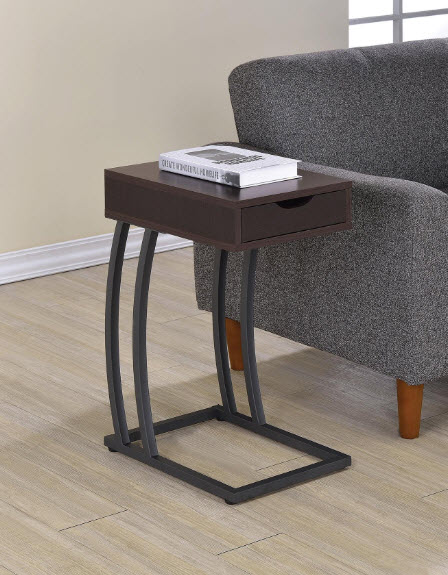 End Table With Power Strip